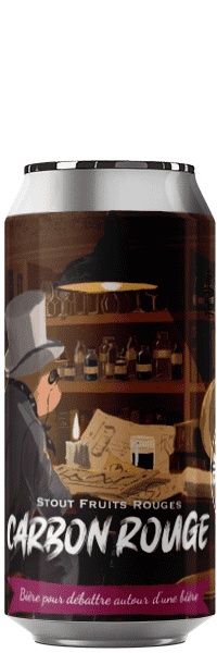 Carbon Rouge - Bière Stout Fruits Rouges - Brasserie Piggy Brewing