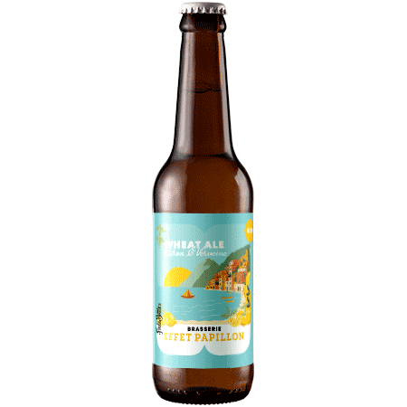 Wheat Ale - Blanche au citron et à la verveine - Brasserie Effet Papillon
