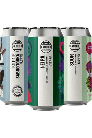 Coffret Canettes Nouveautés bières - Brasserie Cambier