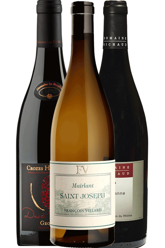 Voyage en Vallée du Rhône | Sélection de 3 bouteilles de vin